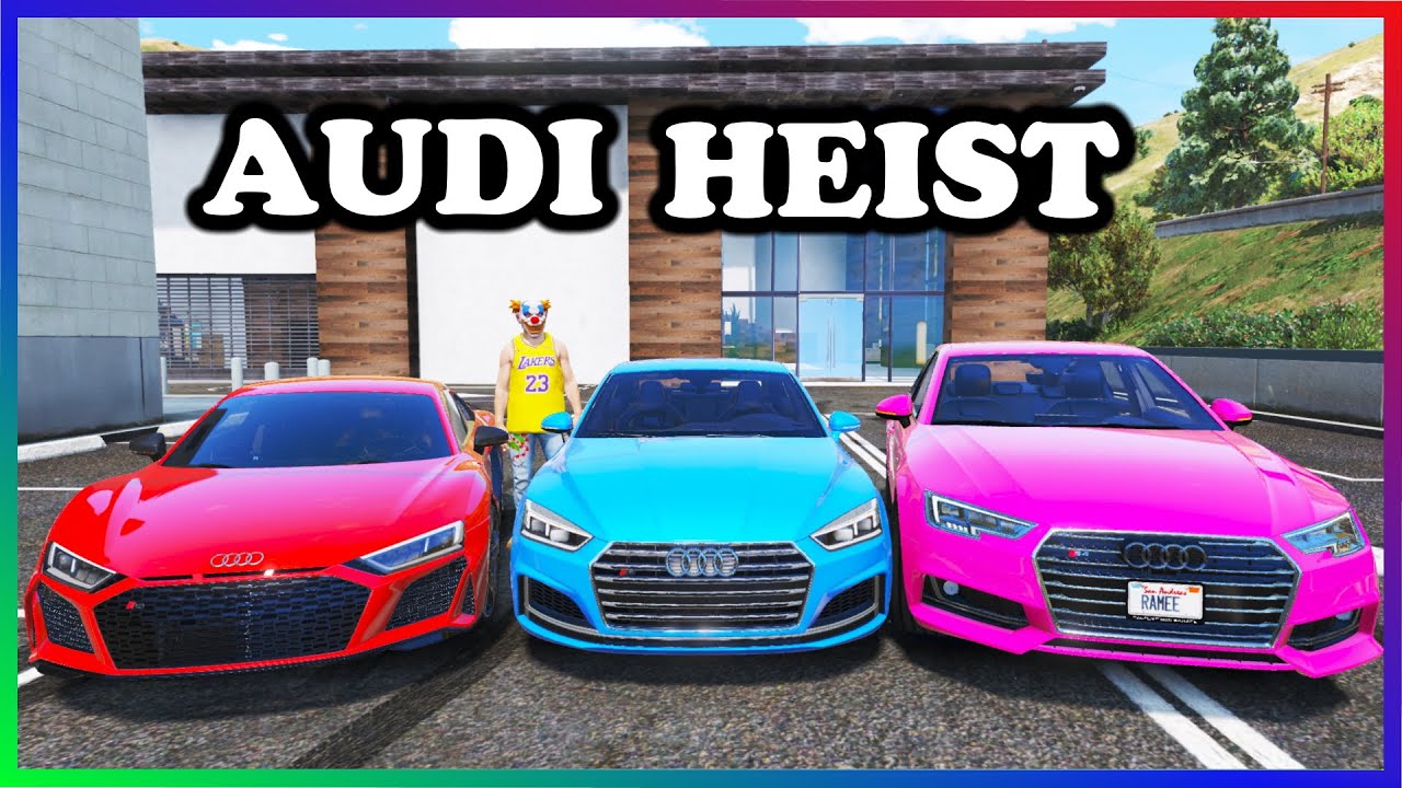 GTA 5 Roleplay - ROBBING AN AUDI DEALERSHIP | RedlineRP - YouTube