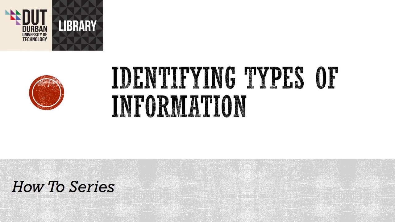 Identifying Information