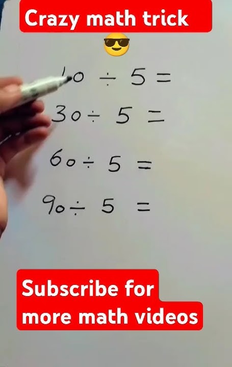 Division tips and tricks | Easy Division tricks for Large and Small ...