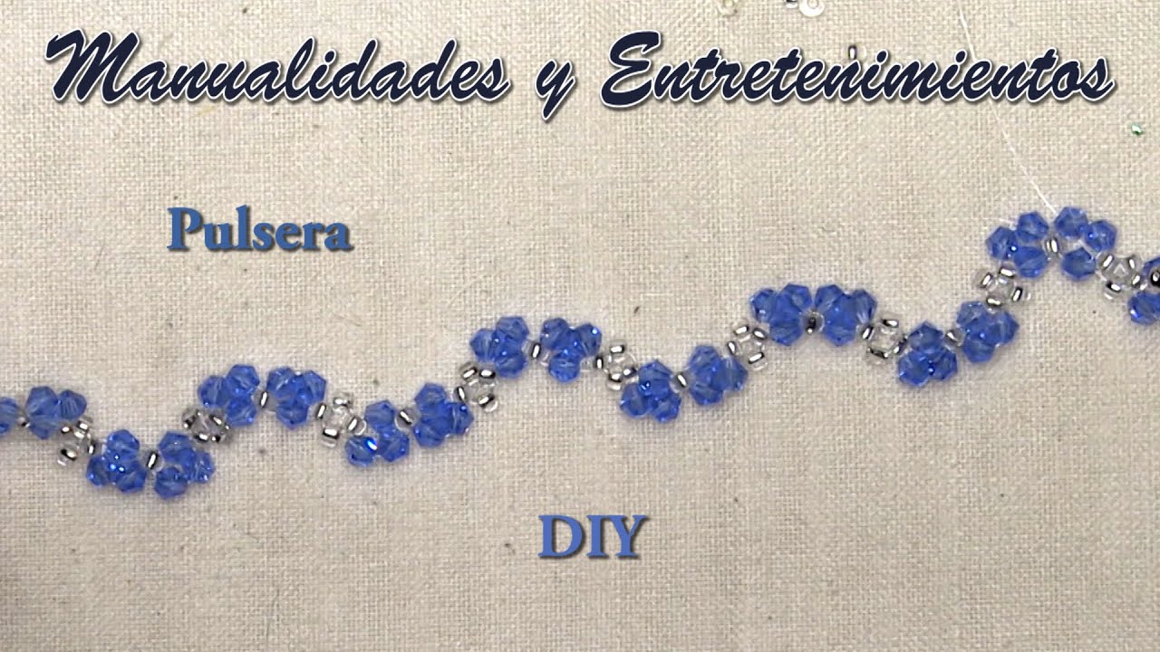 DIY - Pulsera Olas del mar - YouTube
