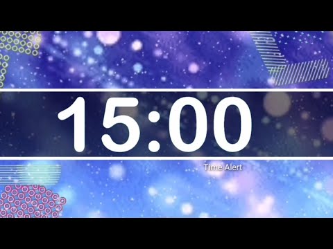 15 Minute Timer With Fun Playful Kids Music Instrumental! Countdown Timer For Kids 15 Minutes!
