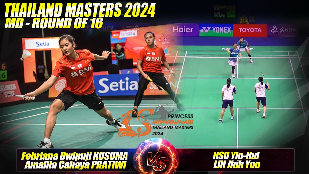 Febriana Dwipuji K / Amallia C. P [INA] vs HSU Yin-Hui / LIN Jhih Yun ...