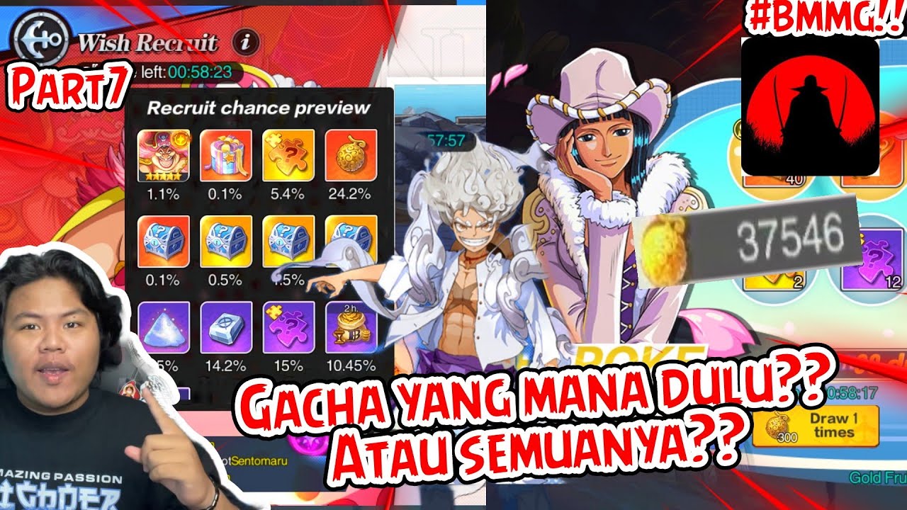 GACHA YANG MANA DULU WISH RECUIT ATAU BESPOKE VAULT ATAU LUFFY NIKYANG ...