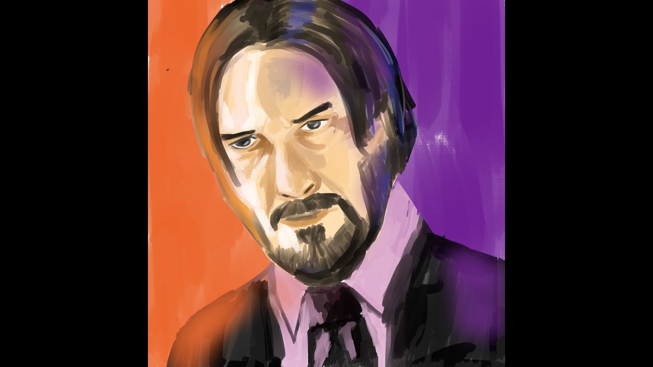 HOW TO DRAW JOHN WICK | MENGGAMBAR JOHN WICK - YouTube
