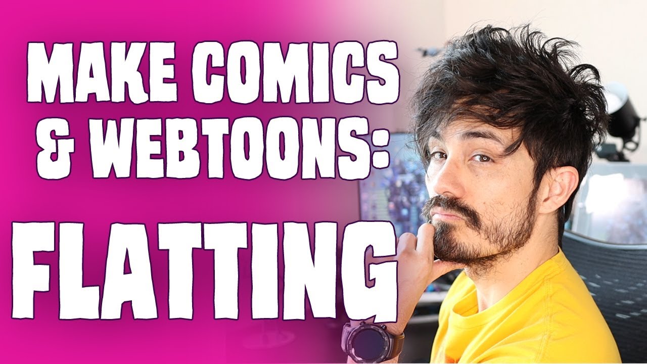 Comics and Webtoon Tutorial: Comic Flatting - YouTube