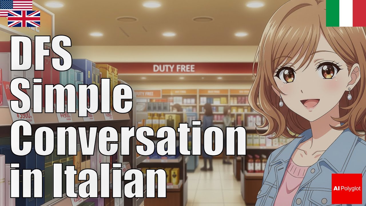 DFS Simple Conversation in Italian | Natural Listening | Must-Know ...