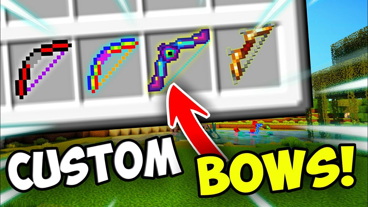 Minecraft but there are custom Bows | Minecraft custom bows mod ...