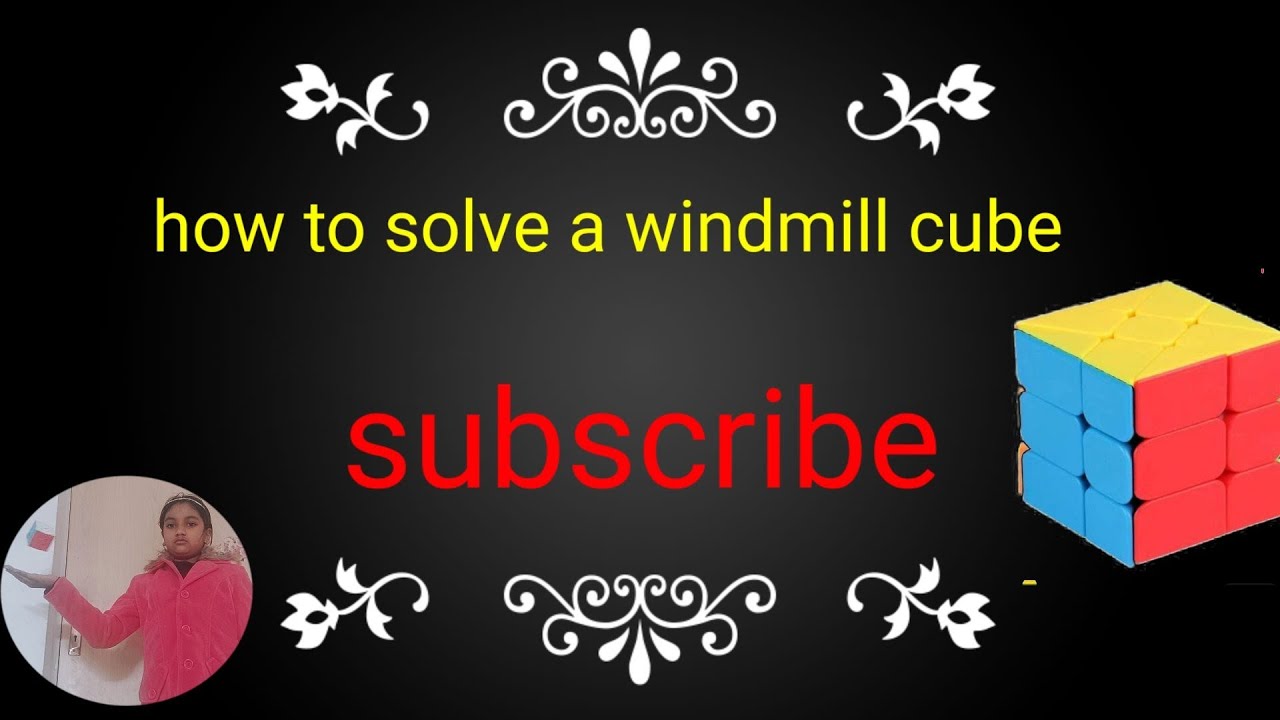 How to solve windmill cube. 😃 - YouTube