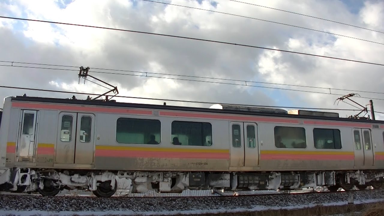 E129系A15+A26編成 信越本線下り普通435M - YouTube