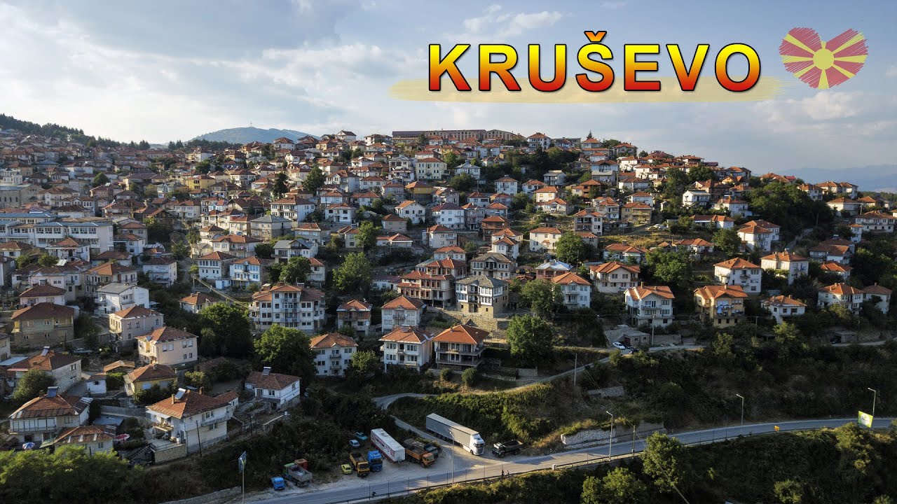 KRUSEVO panorama view city from above | Macedonia [Drone Video Footage ...