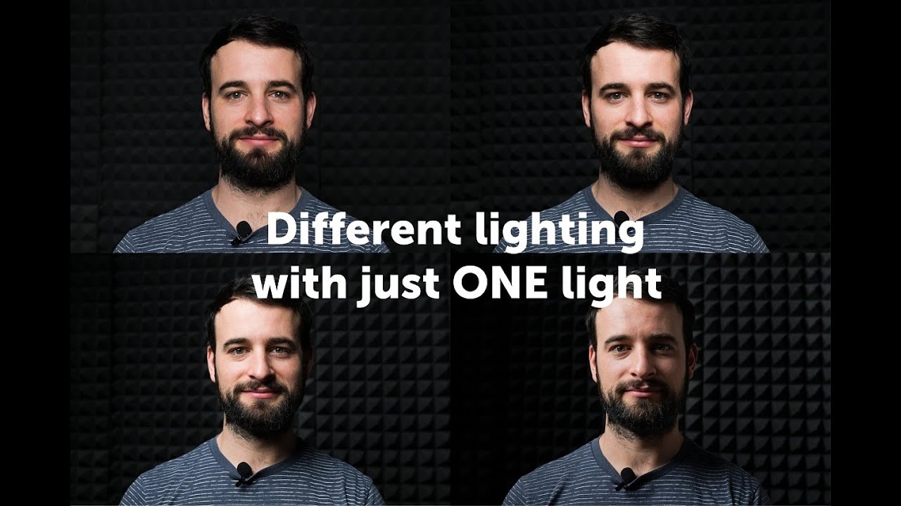 Tips on how to use a single light source - YouTube