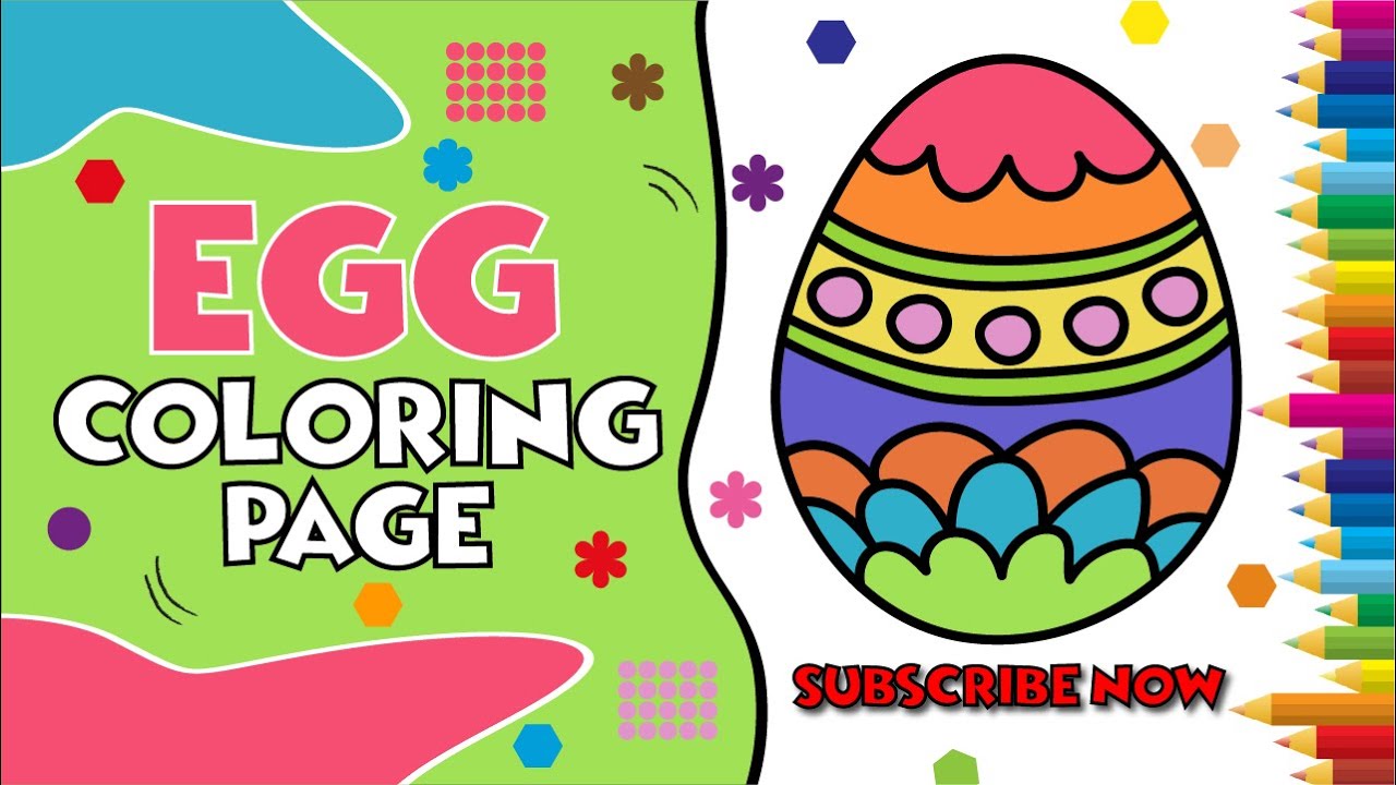 How to draw and color surprise eggs for Kids | #117 - YouTube