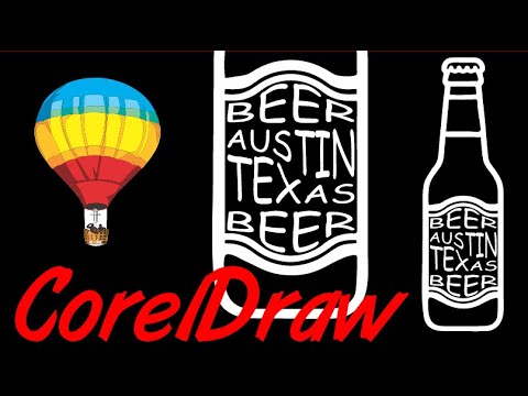 Corel Draw Tips & Tricks Envelope Tool lable Beer Bottle - YouTube