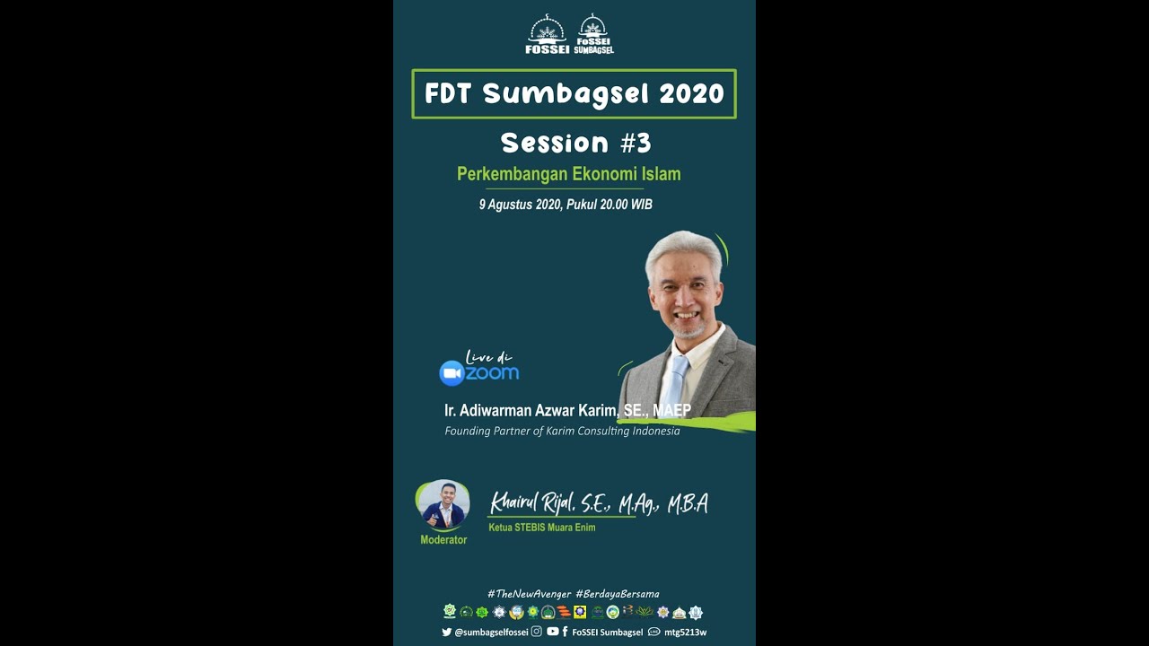FDT FoSSEI SUMBAGSEL-Perkembangan Ekonomi Islam - YouTube