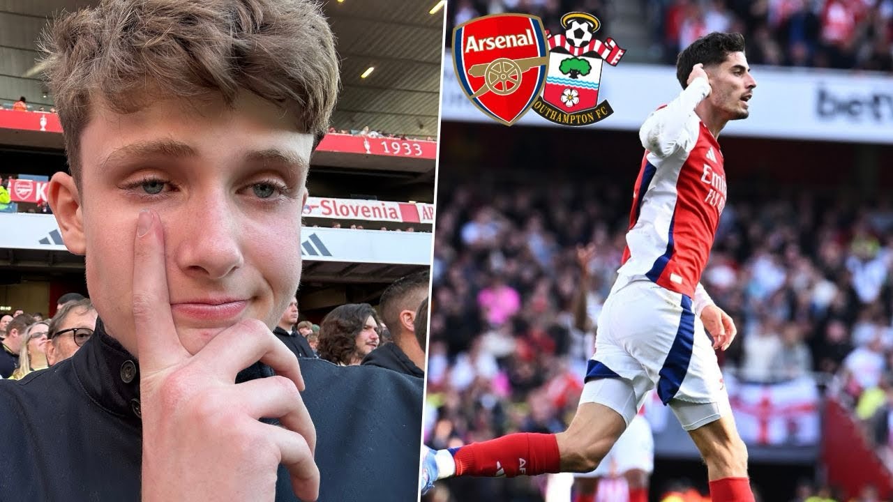 LIMBS AS ARSENAL SCORE THREE TO BREAK SAINTS HEARTS! | Arsenal 3-1 ...