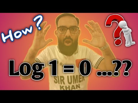 Log 1 = 0 ? | Why Log 1 = 0 | Easy Explanation | @ClassOfSirUmerKhan ...