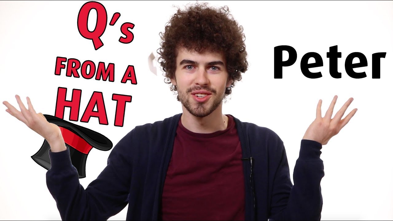 Questions from a Hat | CINEMA & MEDIA ARTS: Peter - YouTube