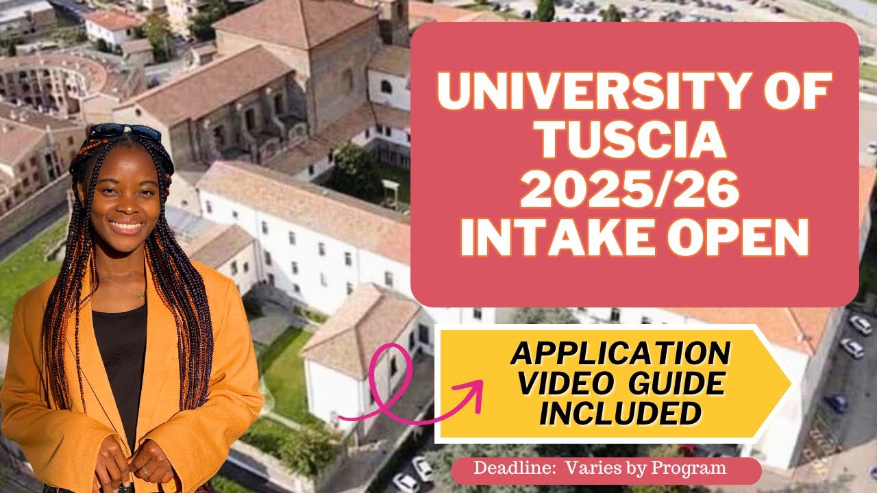 UNIVERSITY OF TUSCIA 2025 APPLICATION PROCESS |SCHOLARSHIPS, NO ...