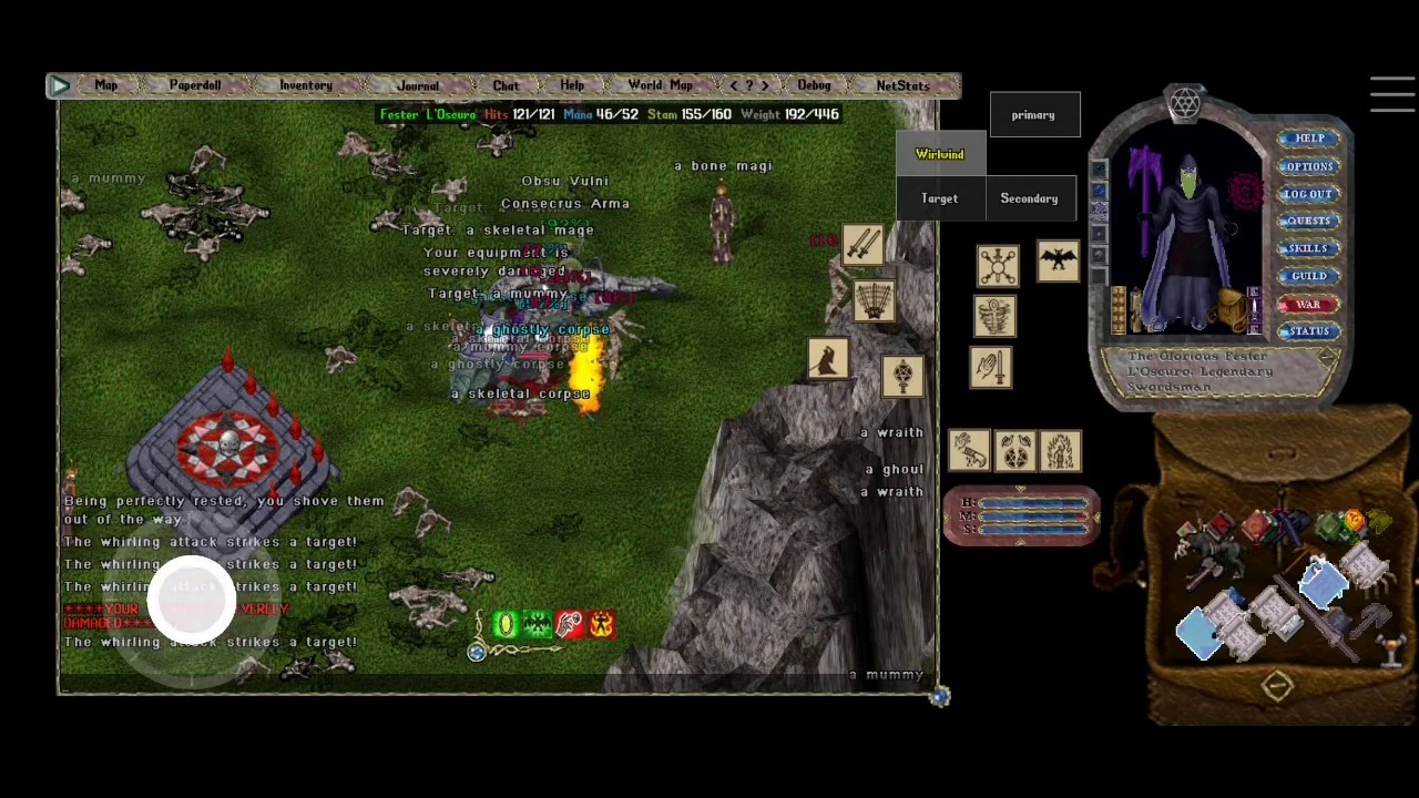 MobileUO - First Champion Spawn on Android device UODreams - YouTube