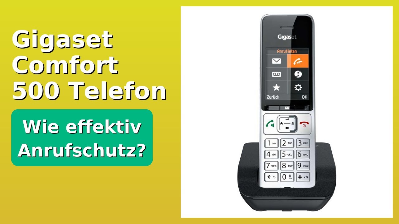 BEWERTUNG (2025): Gigaset Comfort 500 Telefon. WESENTLICHE Einzelheiten ...