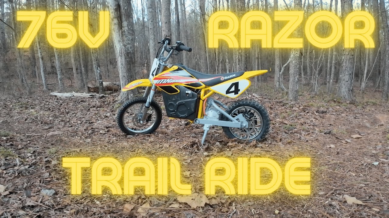 Razor 76v Trail Ride - YouTube
