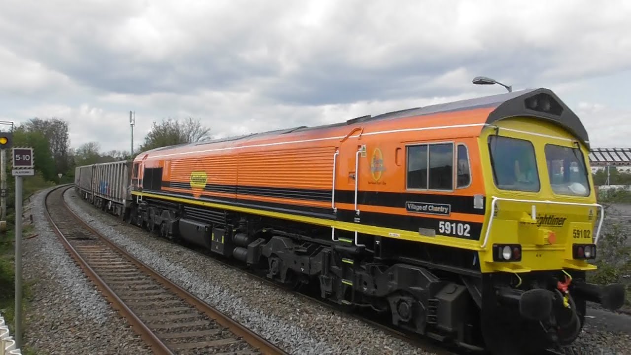 Freight trains Hst test train & pullman at Westbury & Trowbridge 24th ...