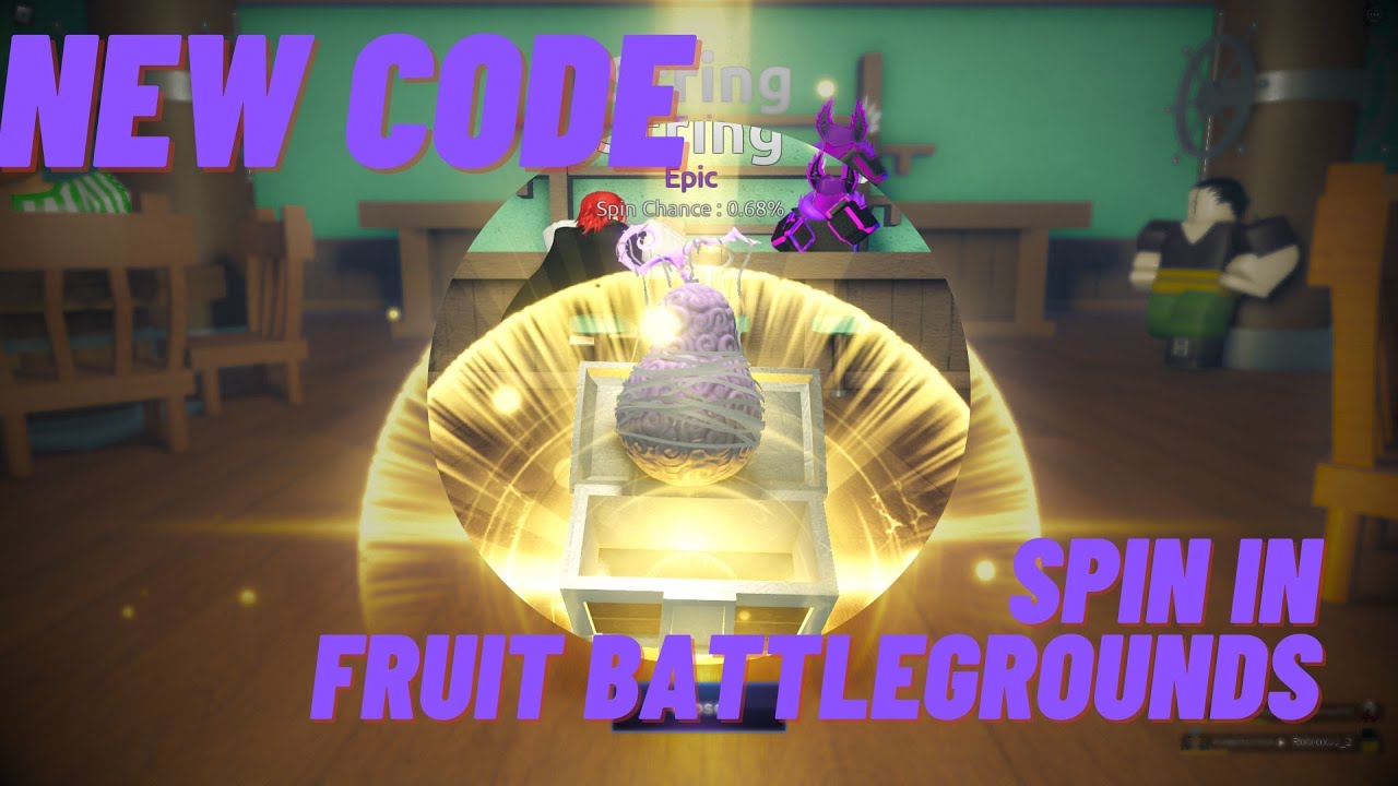 *NEW CODE* | NEW FURIT SPIN In Fruit Battlegrounds - YouTube