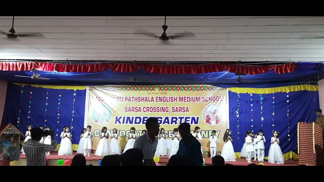 paramguru pathshala English medium school sarsa Junior KG students ...