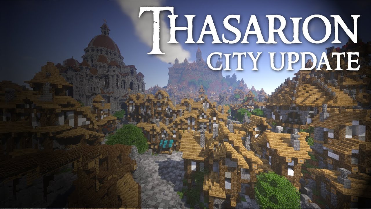 Minecraft Medieval City Thasarion: Update #11 (Kargeth) - YouTube