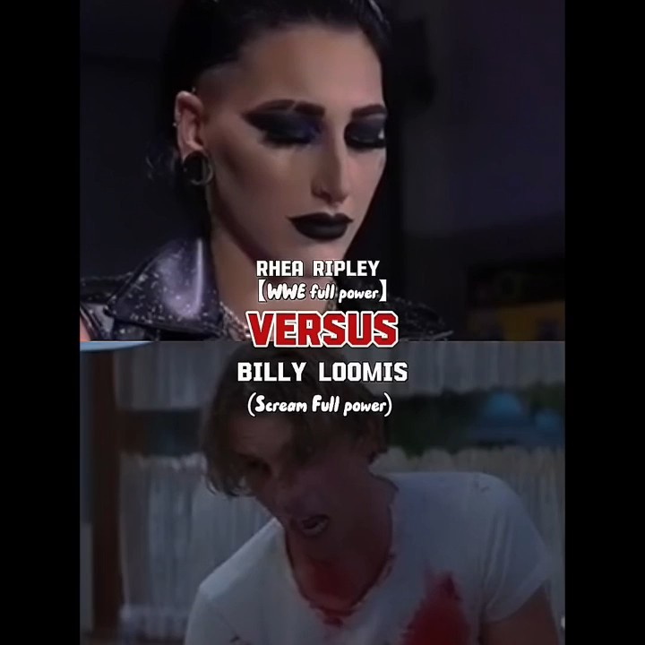Rhea Ripley vs Billy Loomis#scream #vsedits #rhearipley #1v1 - YouTube