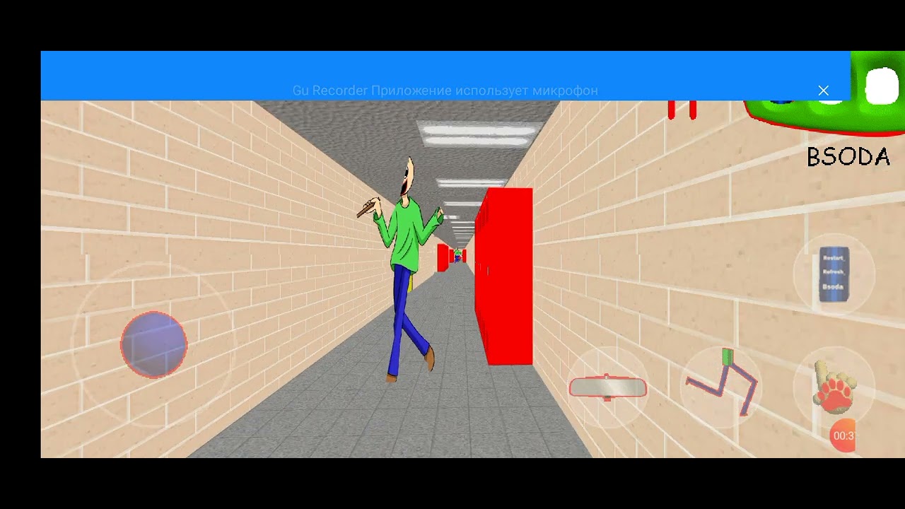 Baldi basics 100 baldi bsoda - YouTube