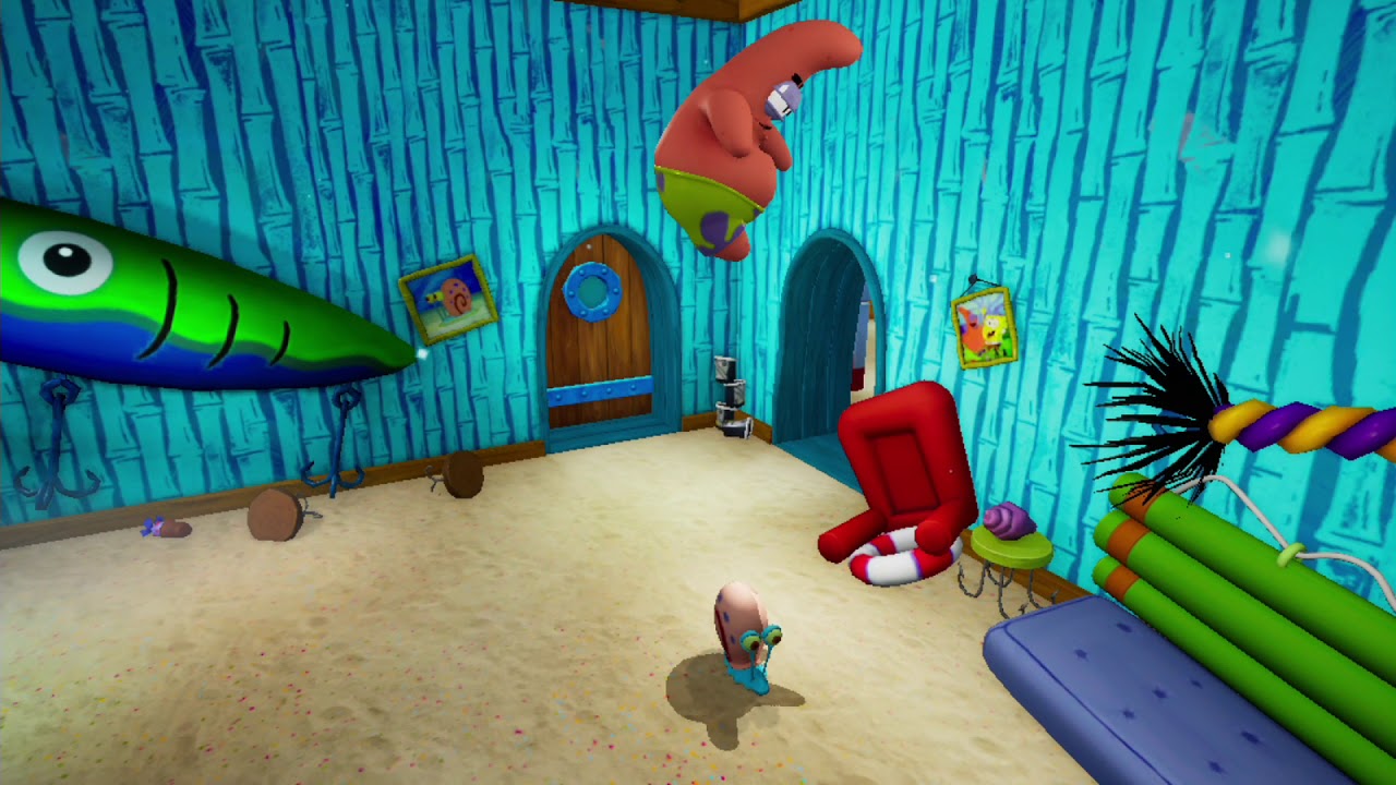 Patrick in Spongebob's House in Battle for Bikini Bottom Rehydrated ...
