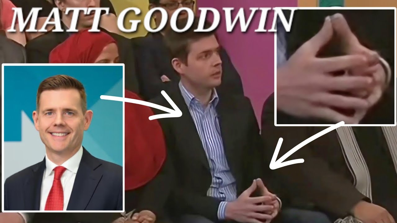 Oh dear Matt Goodwin - what do we have here? - YouTube