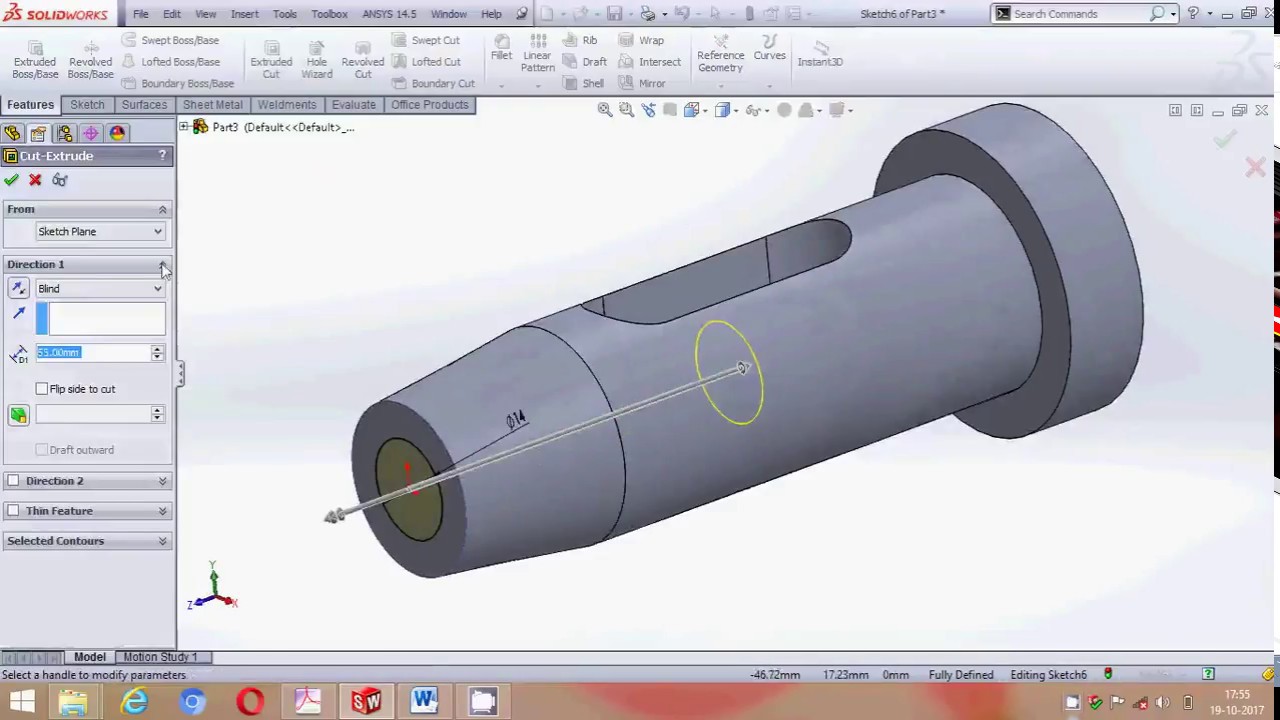 Solidworks clapper block assembly design part 1 tutorial. - YouTube