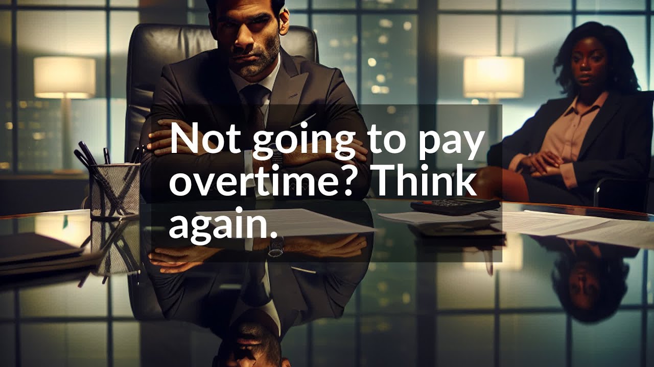Not going to pay overtime? Think again. - YouTube