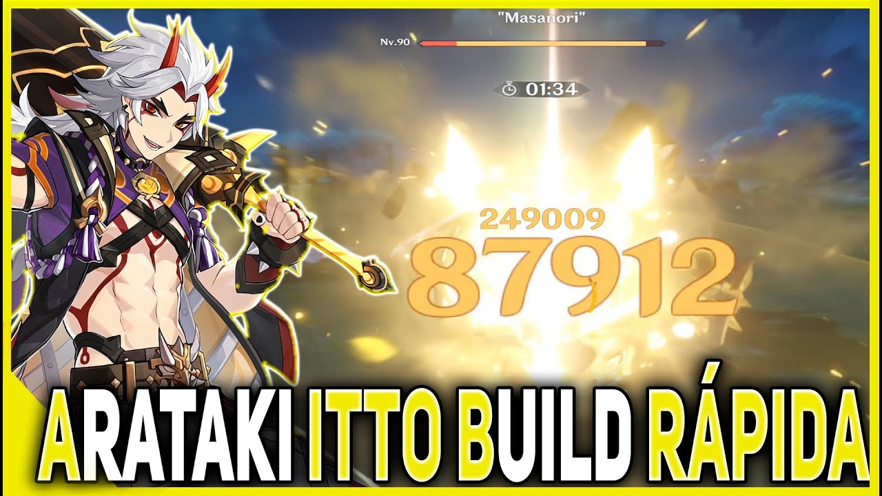 ARATAKI ITTO A MELHOR BUILD MAIN DPS DEFINITIVA F2P! DICAS, COMPS E ...