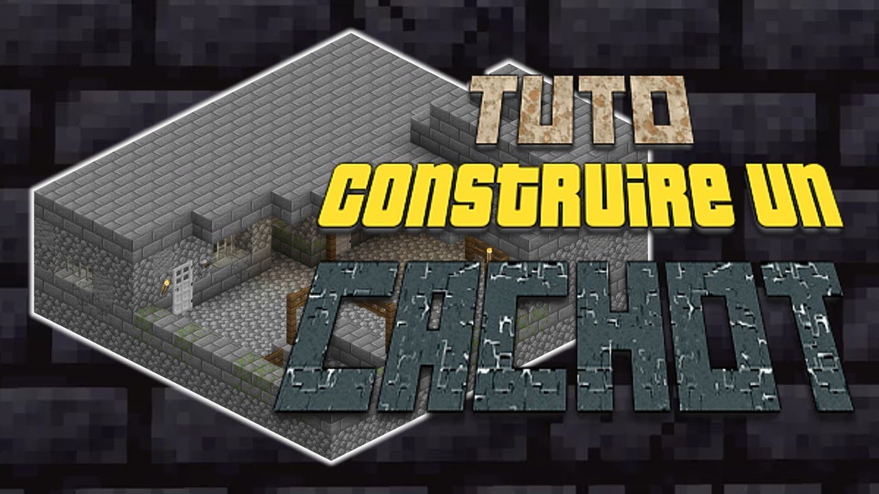 TUTO : Construire un【﻿CACHOT】 - YouTube