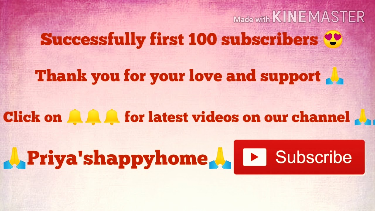 ||Successfully 100 subscribe 😍😍🙏😍😍|| - YouTube