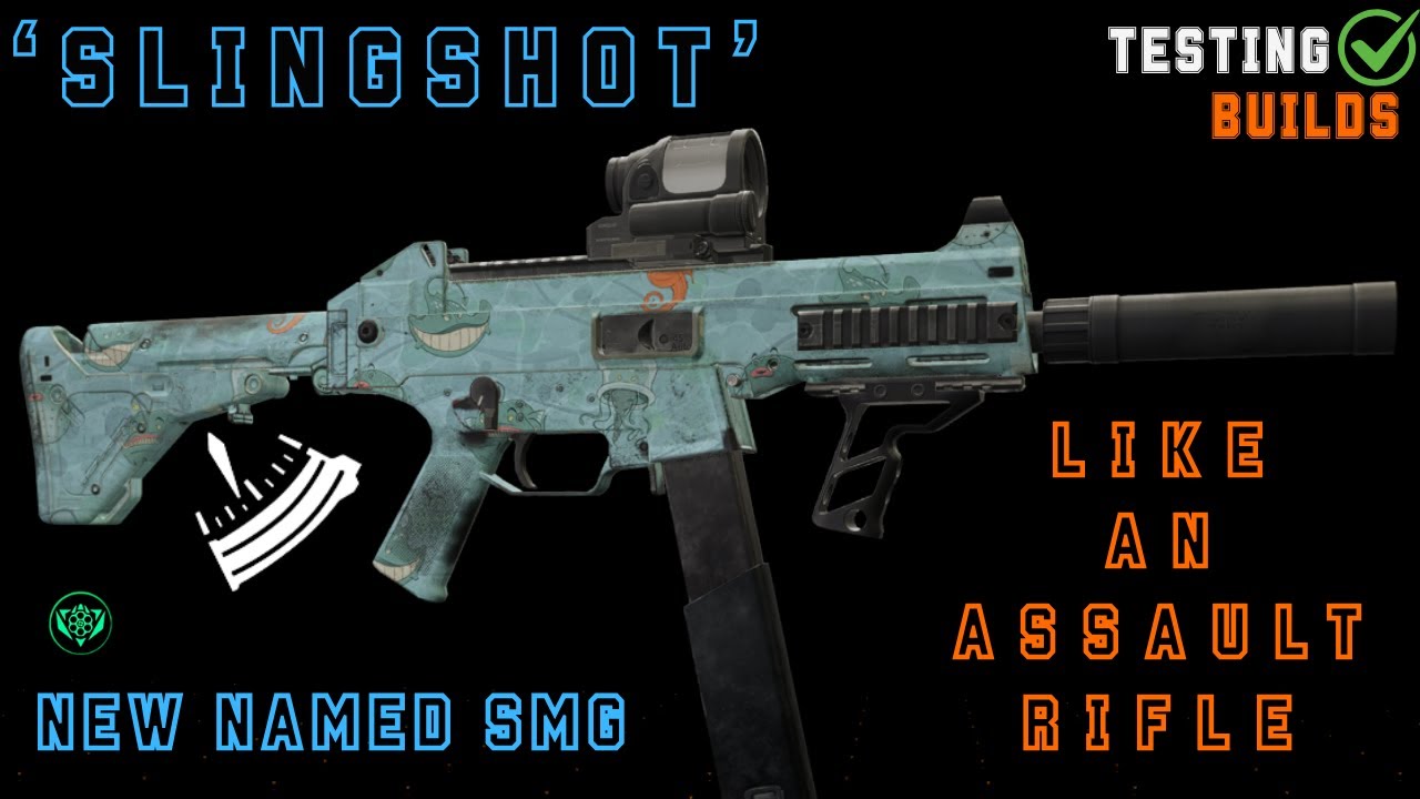 New Named SMG 'Slingshot' Build - TESTING BUILDS - The Division 2 - YouTube