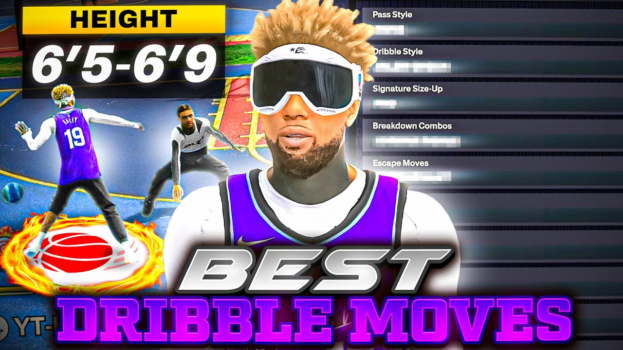 Best DRIBBLE MOVES FOR 6’5-6’9 BUILDS In NBA 2K26! (FASTEST DRIBBLE ...