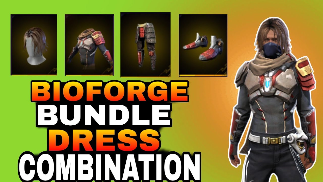TOP 5 GOD LEVEL DRESS COMBINATION😍 BIOFORGE BUNDLE DRESS COMBINATION😍 ...