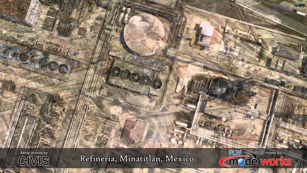Minatitlan Oil Refinery 3D Model created by PLW Modelworks - YouTube