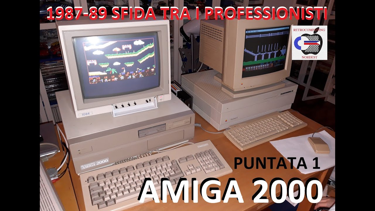 AMIGA 2000 - part 1/4: sfida i professionisti Mac II, Atari Mega ...