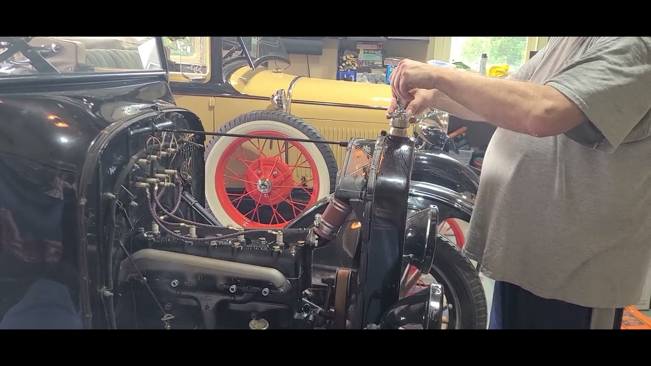 model T start - YouTube