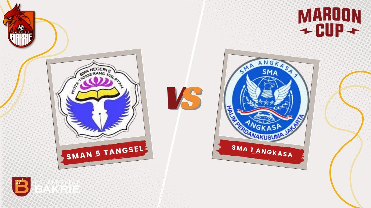 30. SMA 5 Tangsel VS SMA ANGKASA 1 - YouTube