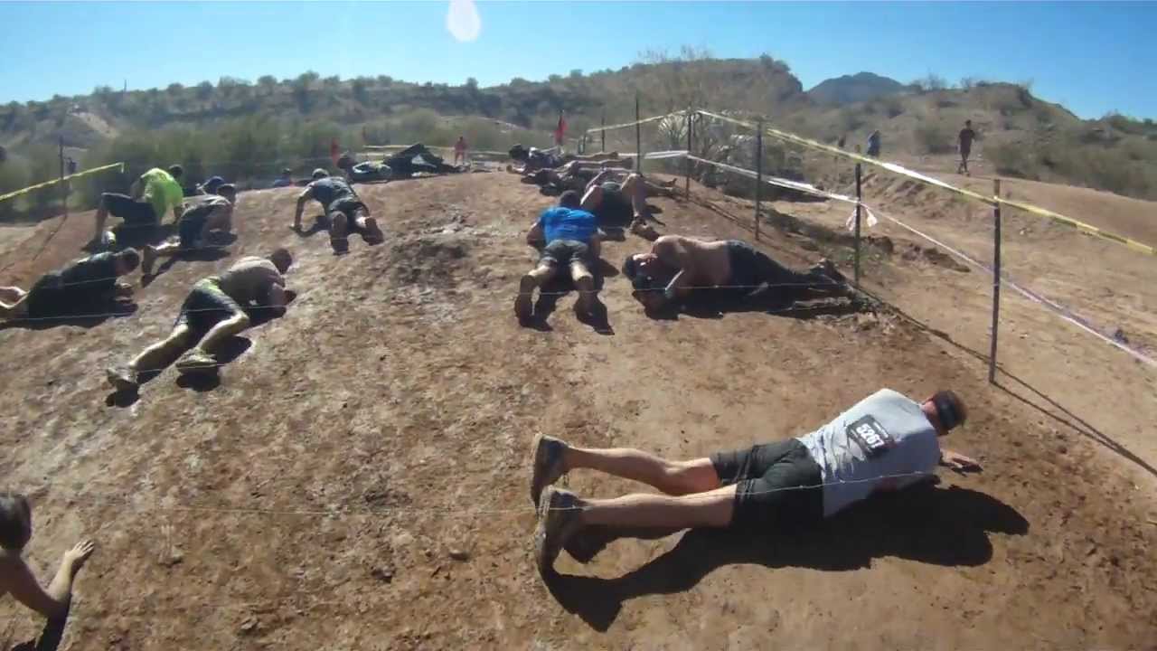 2014 Arizona Spartan Race - Long Mud Roll - YouTube