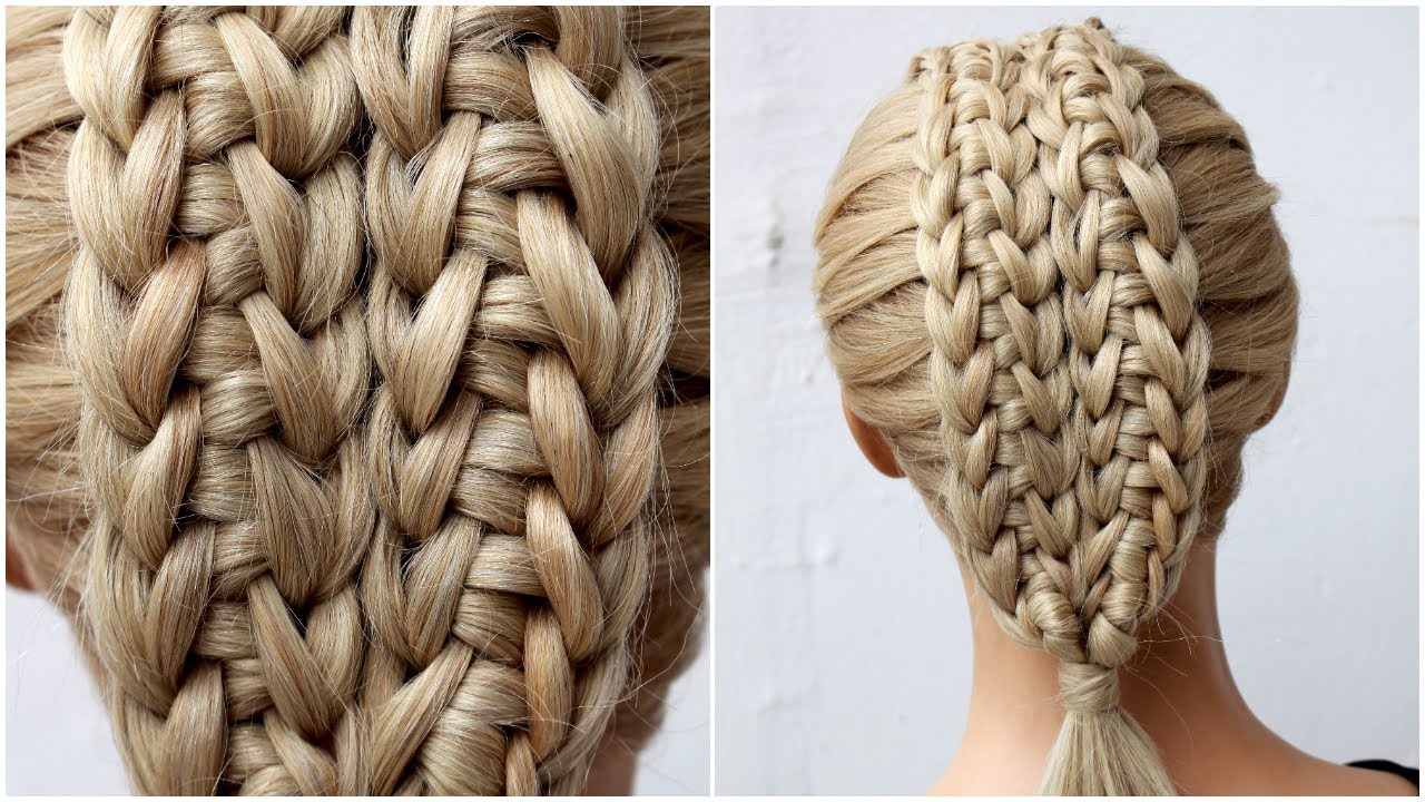 Double Knotted Braid | 😱 Wedding Prom Updo Hair Tutorial by Another ...