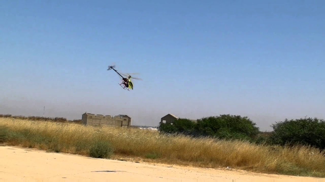 Raptor Nitro RC Helicopter Crashed During 3D Practice - YouTube