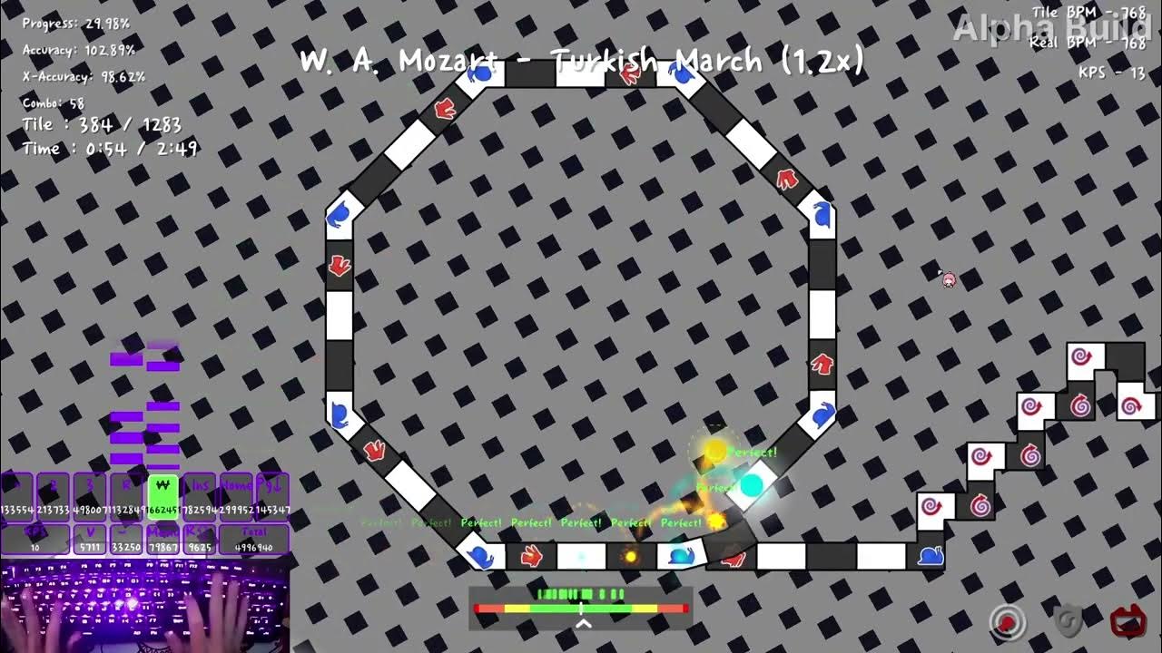 ADOFAI Turkish March Speed Trial (1.2x) Strict Clear!!! - YouTube