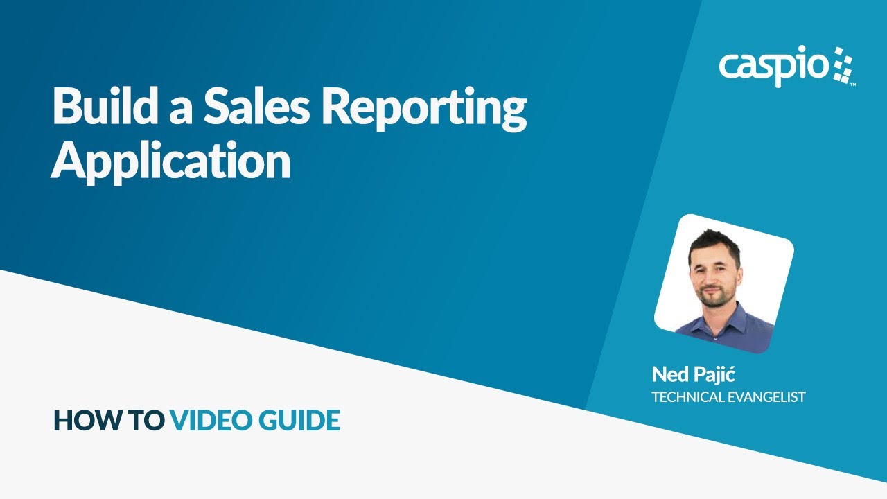 Building a Sales Reporting Application - YouTube